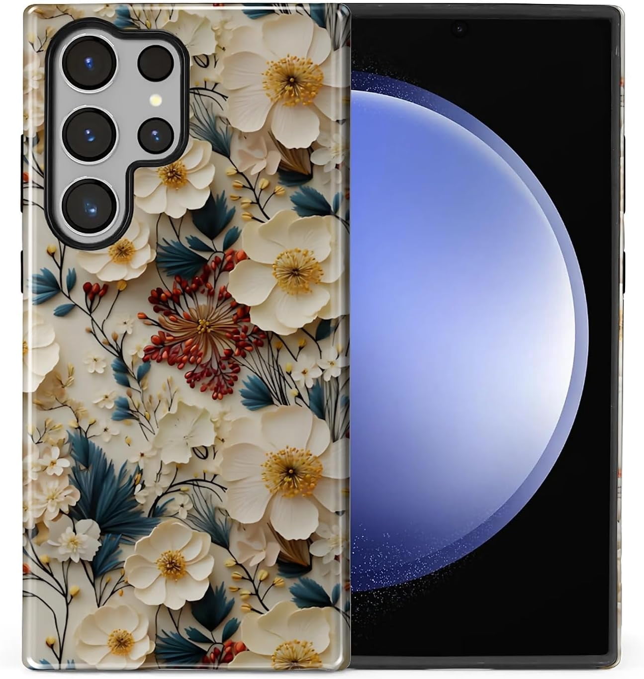 Compatible with Samsung Galaxy S23 Ultra Case, Dual-Layer Protection ...