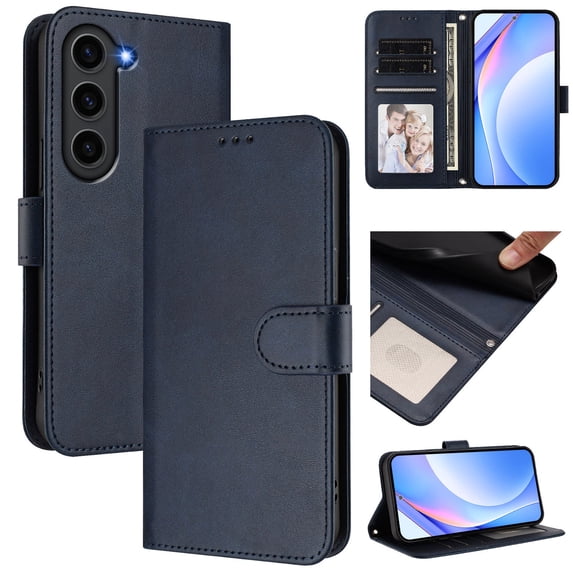 Compatible with Samsung Galaxy S23 Wallet Case, PU Leather Flip ...