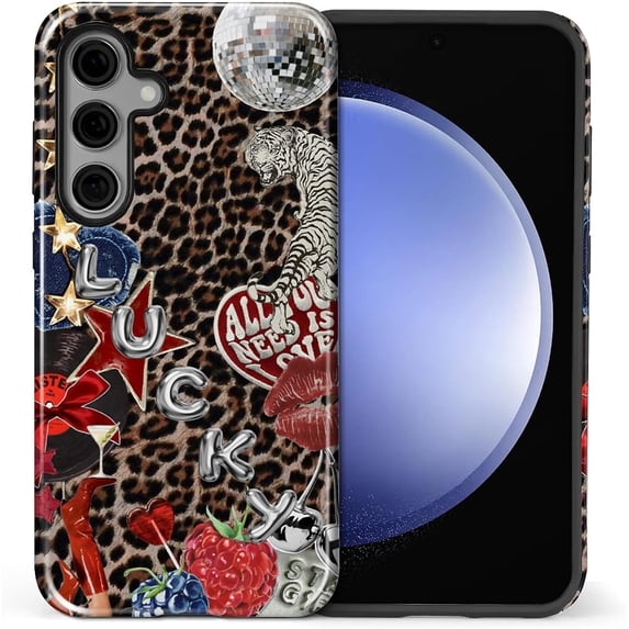 Compatible with Samsung Galaxy S24 FE Case, Dual-Layer Protection Hard ...