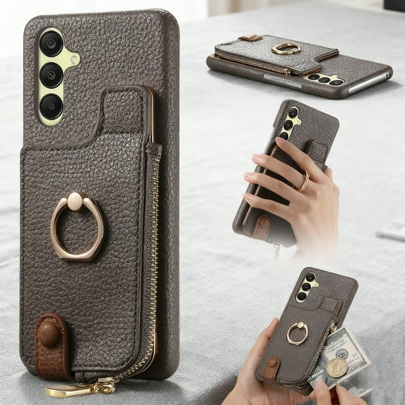 Compatible for Samsung Galaxy S24 FE Wallet Case with RFID Blocking ...