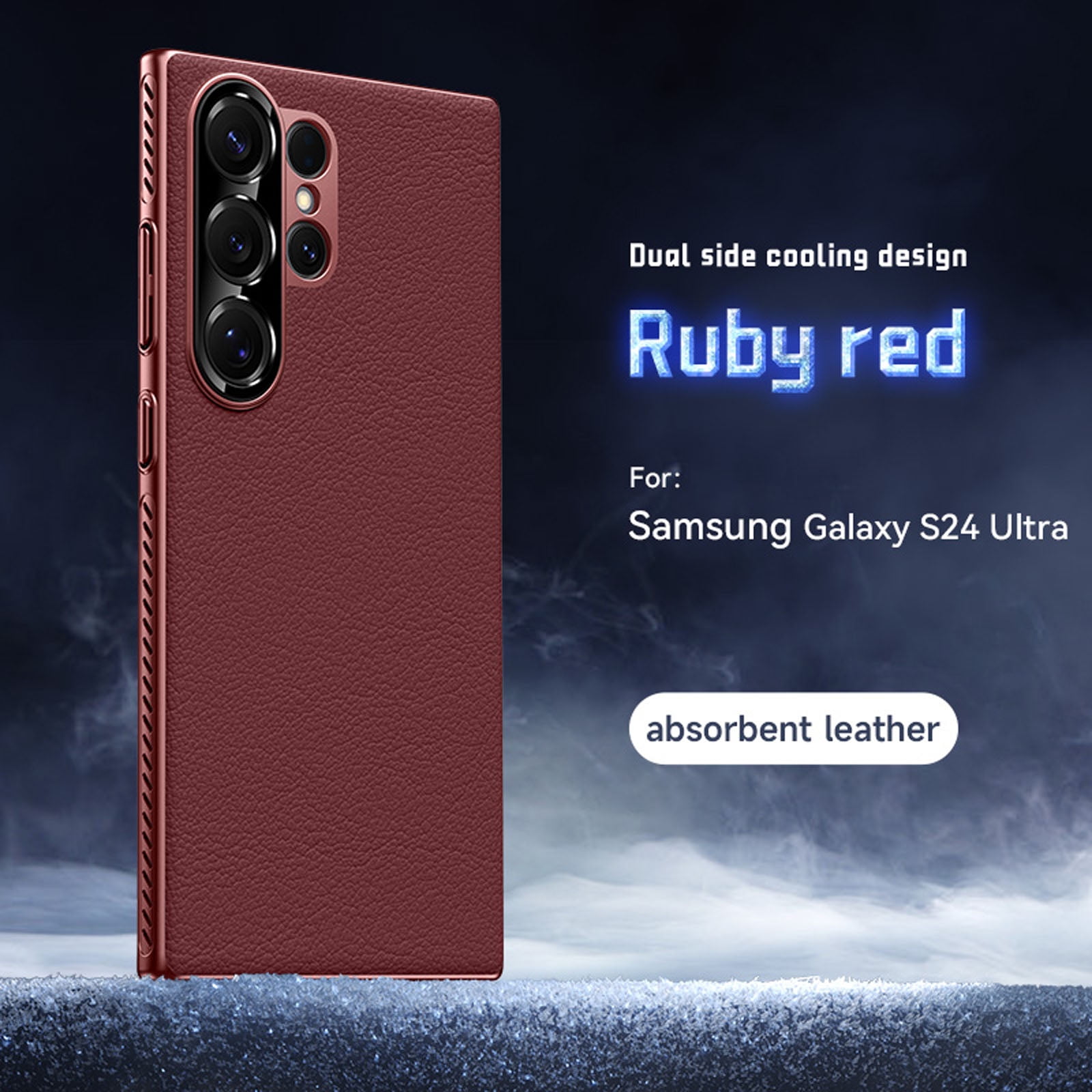 Compatible with Samsung Galaxy S24 Ultra Phone Case,Side Heat ...