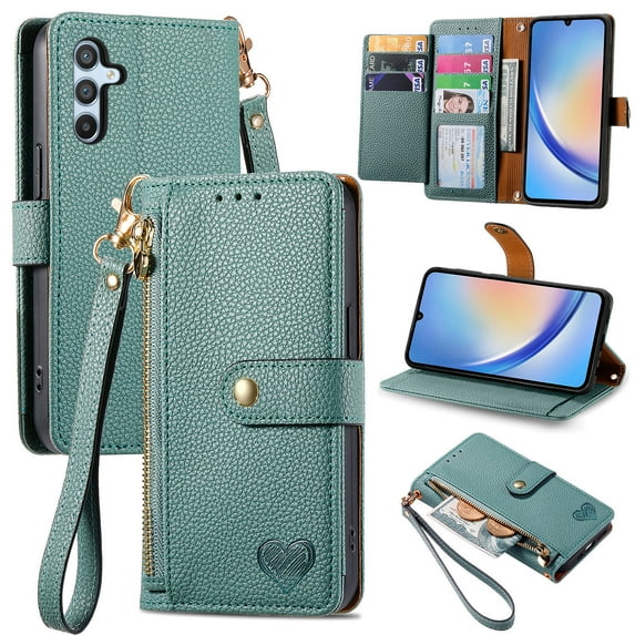 Compatible with Samsung Galaxy S24+,Wallet Case with Card Holder, RFID ...