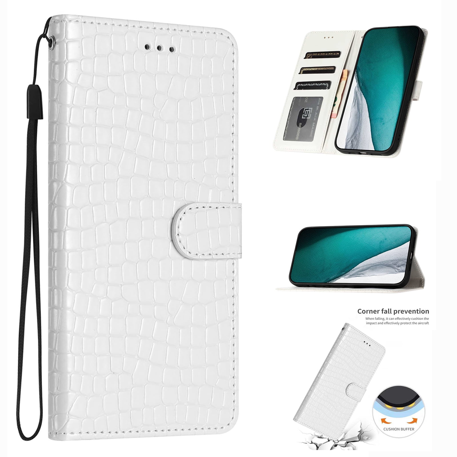 Compatible for Samsung Galaxy S24 Wallet Case with RFID Blocking Credit ...