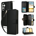 Compatible for Samsung Galaxy S25+ Case Wallet with Card Holder, Wrist ...