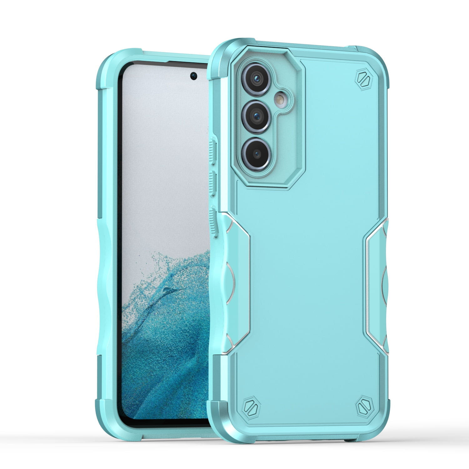 Compatible with Samsung Galaxy S25+ Phone Case,With Anti-Slip Strips ...