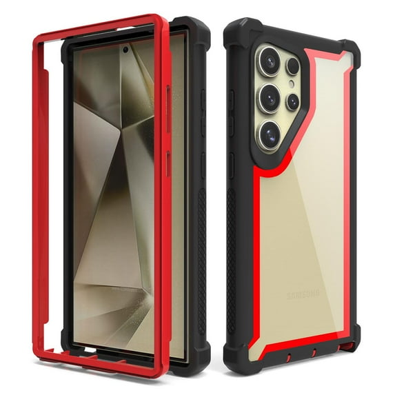 Compatible With Samsung Galaxy S26+ Rugged Clear Phone Case,2-in-1 ...