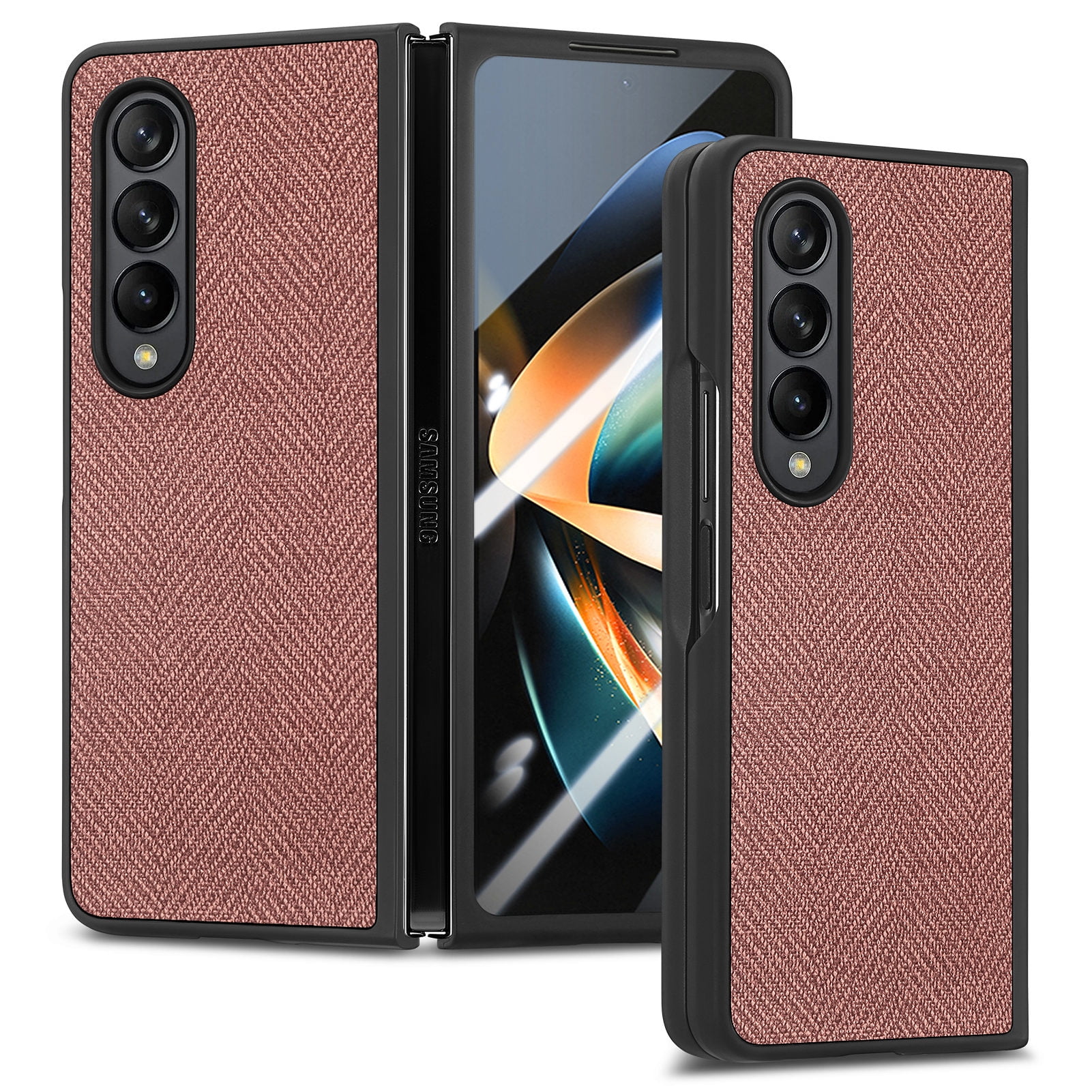 Compatible with Samsung Galaxy Z Fold 4 Case, Luxury Hinge Protection ...