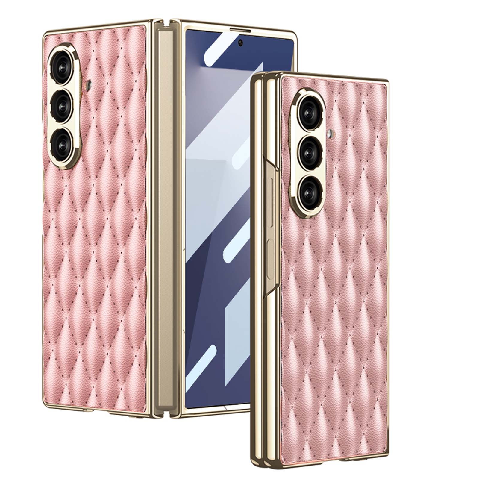 Compatible with Samsung Galaxy Z Fold 7 Phone Case,Built-in Tempered ...