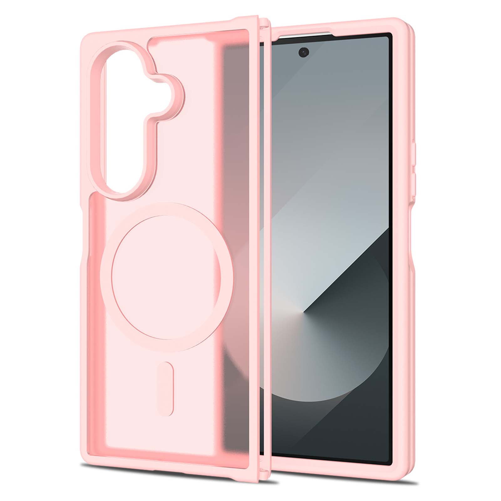 Compatible WIth Samsung Galaxy Z Fold 7 Phone Case,Frosted Translucent ...