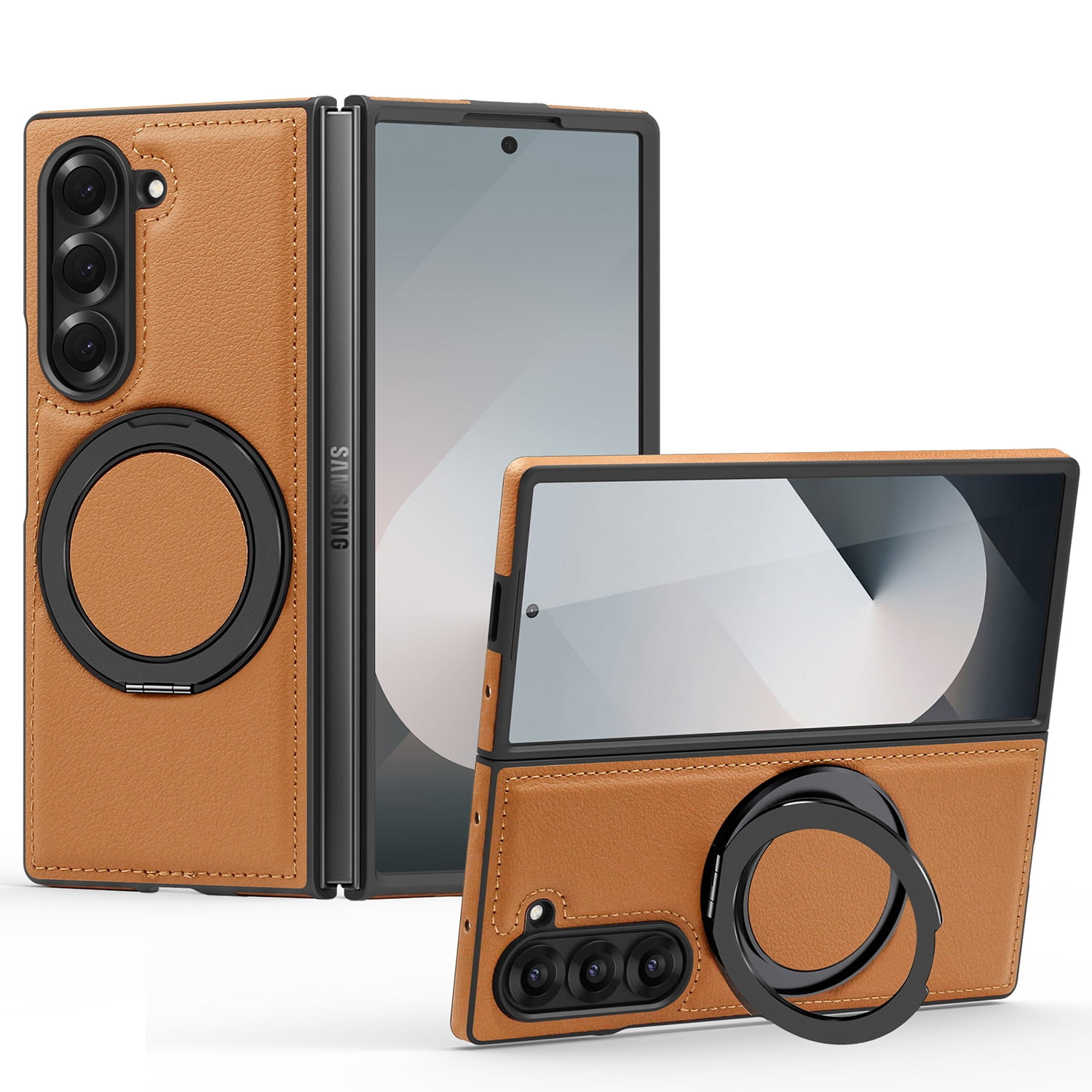 Compatible for Samsung Galaxy Z Fold 7 Stand Case, Slim Shockproof ...