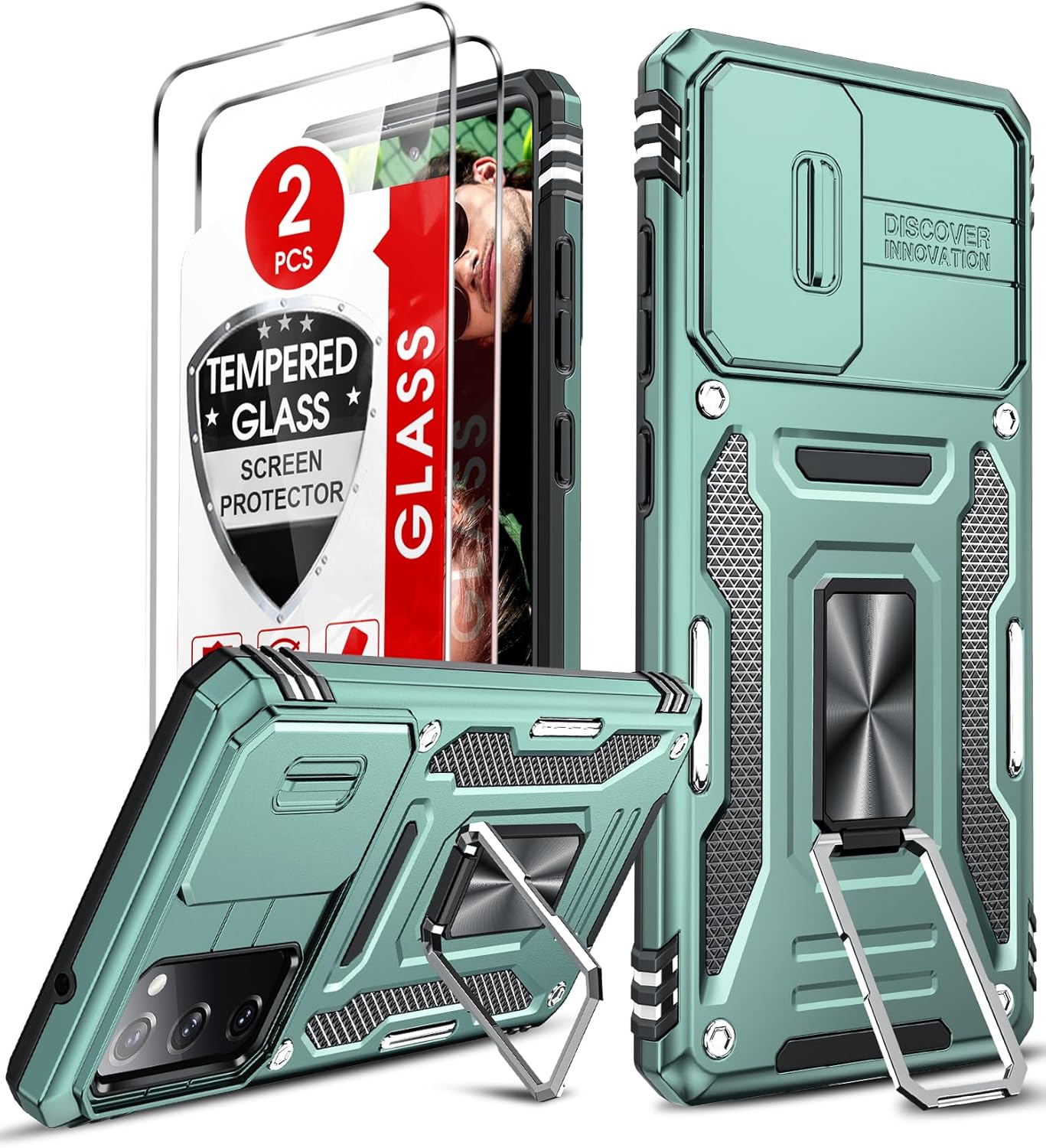 Compatible for Samsung S20 FE Case: S20 FE 5G Case with Slide Camera ...