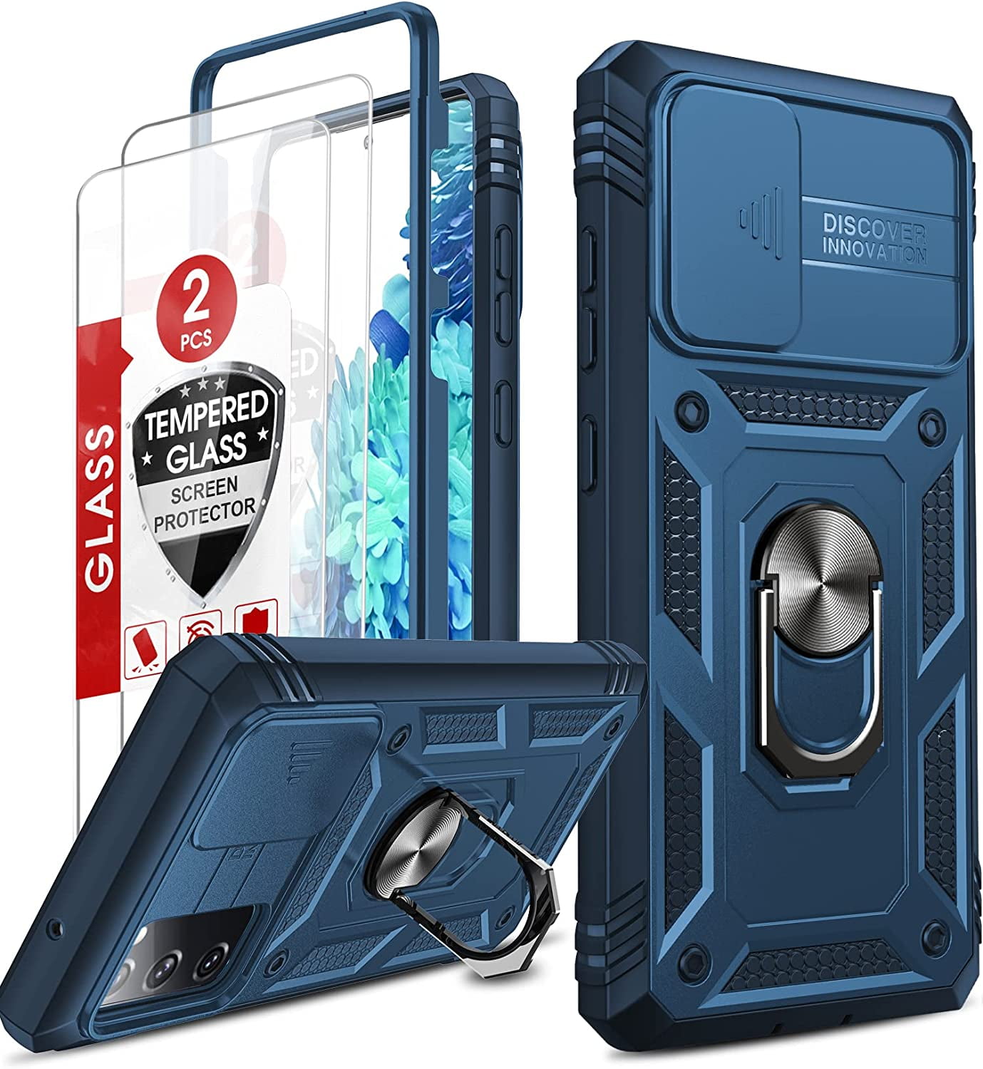 Compatible for Samsung S20 FE Case: S20 FE 5G Case with Slide Camera ...