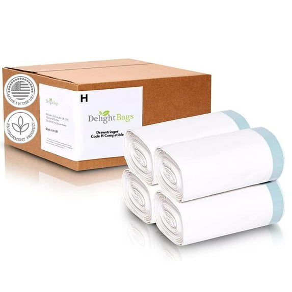 Compatible with Simplehuman Code H 200 Count, Eco-Friendly, White ...