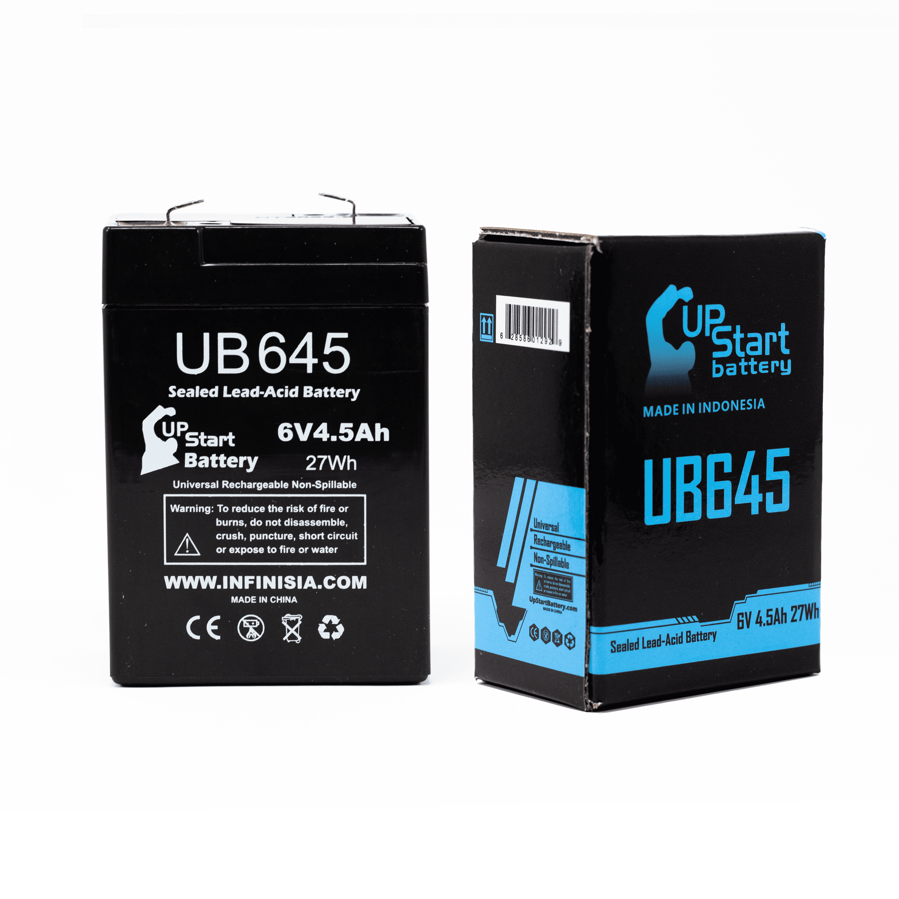Compatible Sola Q3 Battery - Replacement UB645 Universal Sealed Lead ...