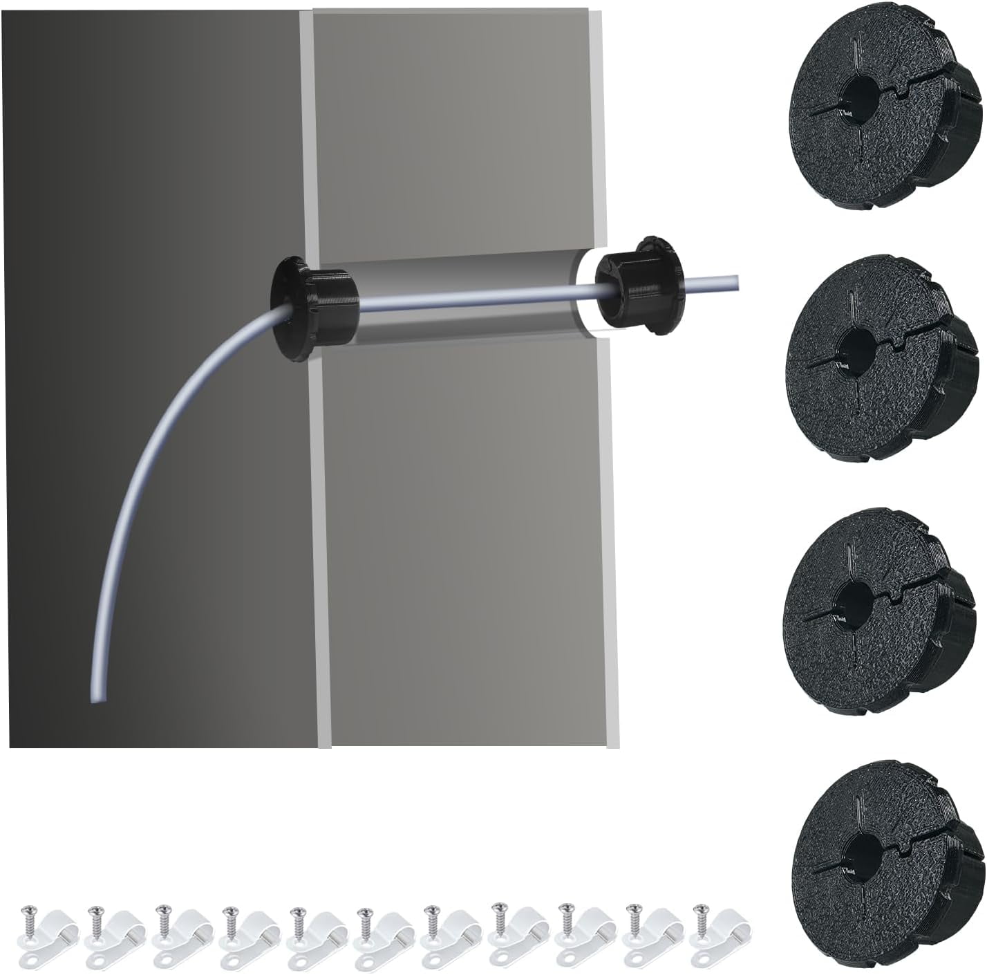 Compatible with Starlink Cable Grommet,1/2 inch,3/4 inch,1 Inch Wall ...