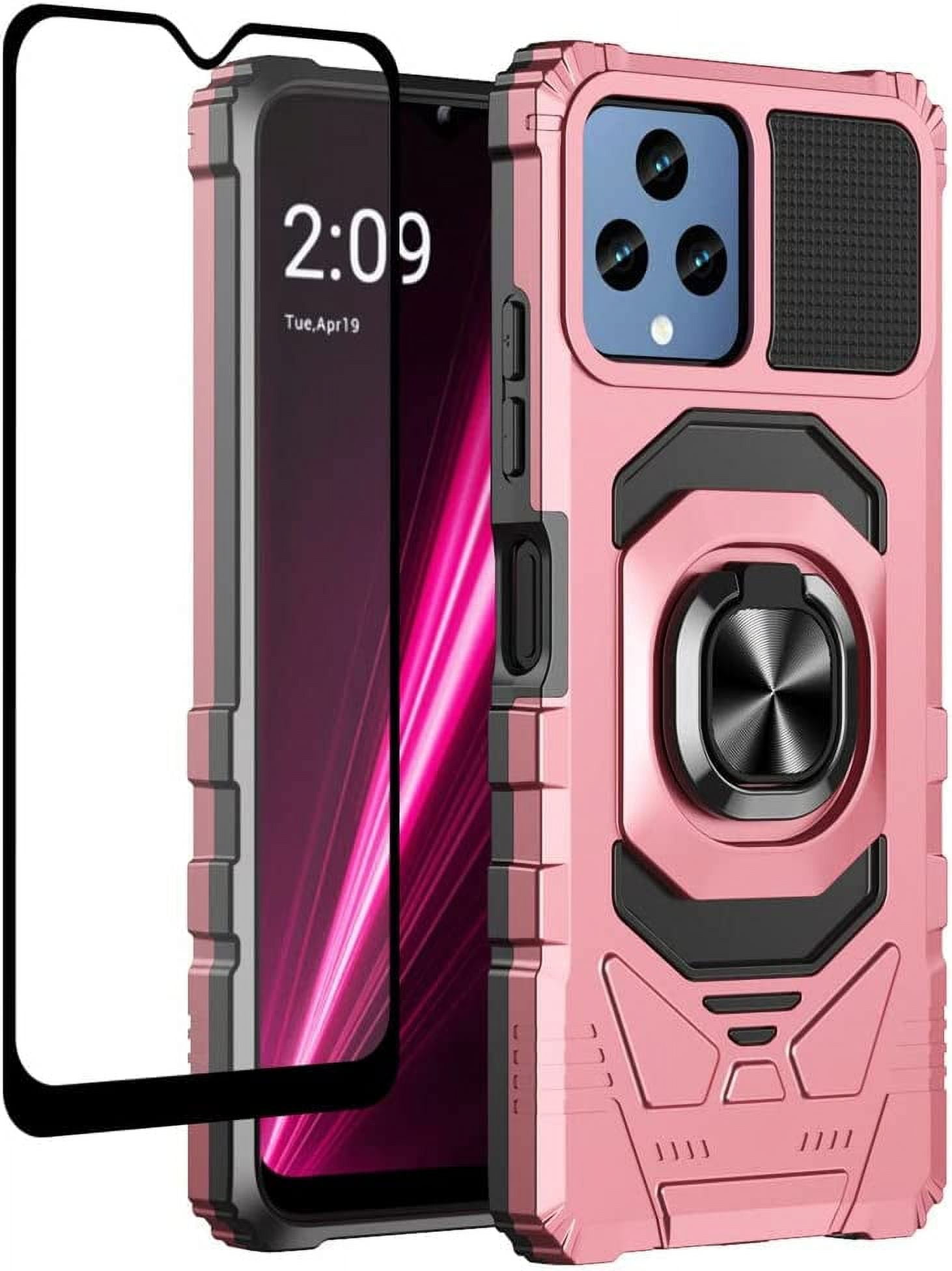 Compatible for T-Mobile REVVL 6 5G Case with Tempered Glass Screen ...