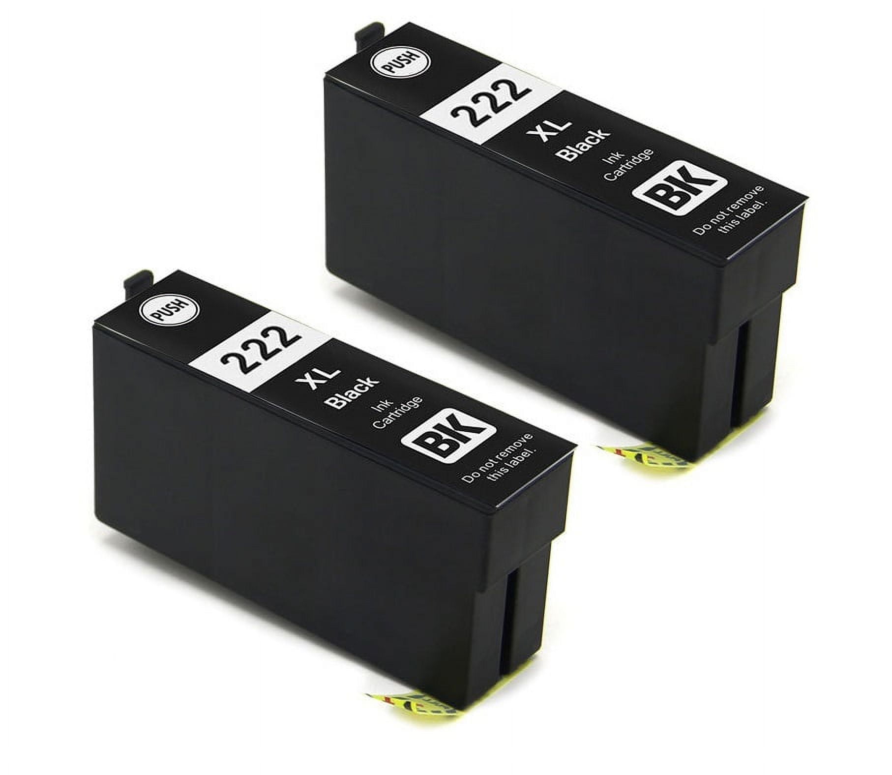 Compatible T222XL 222 XL Black Ink Cartridge Replacement for Workforce ...