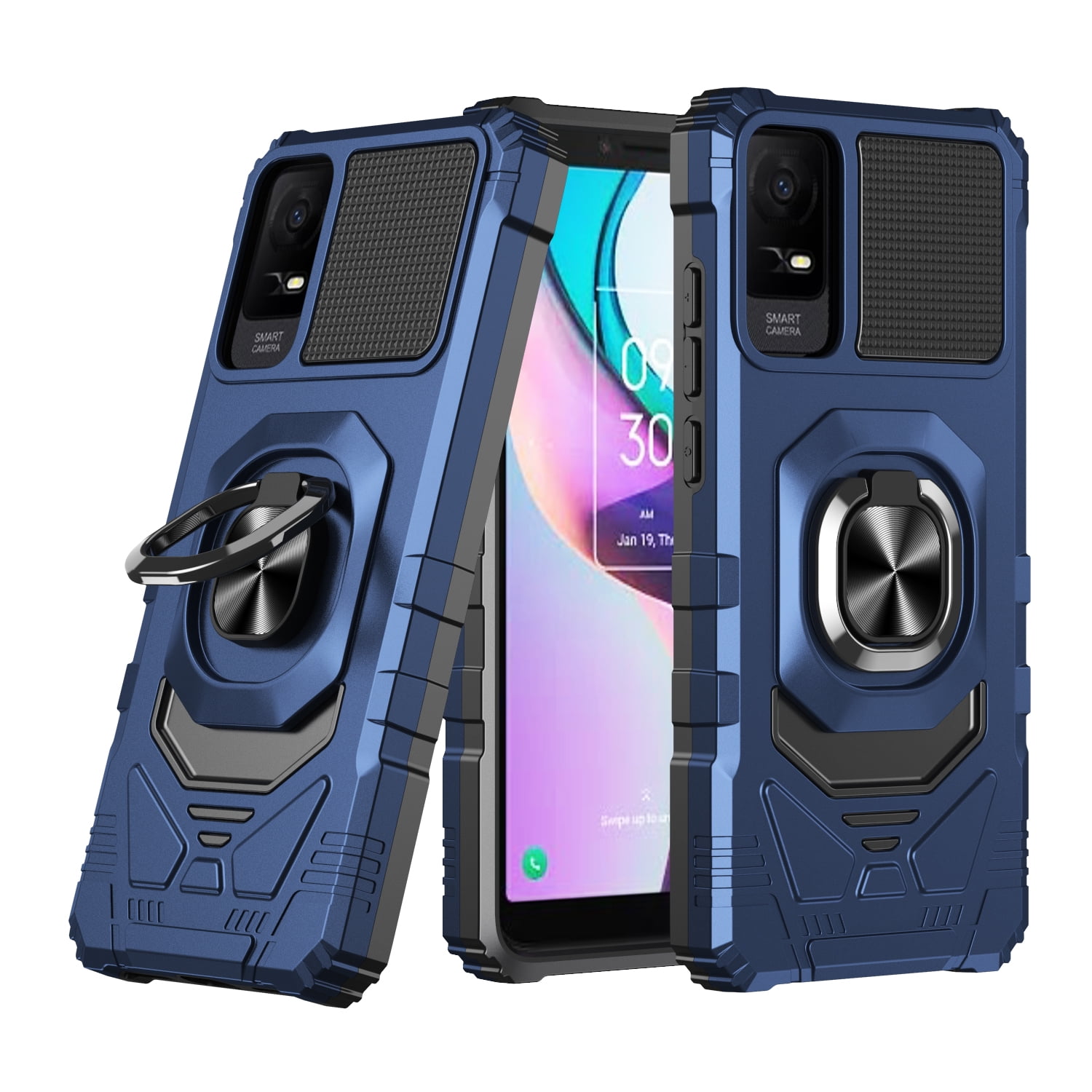 Compatible for TCL ION X Case/TCL ION V Case with Tempered Glass Screen ...