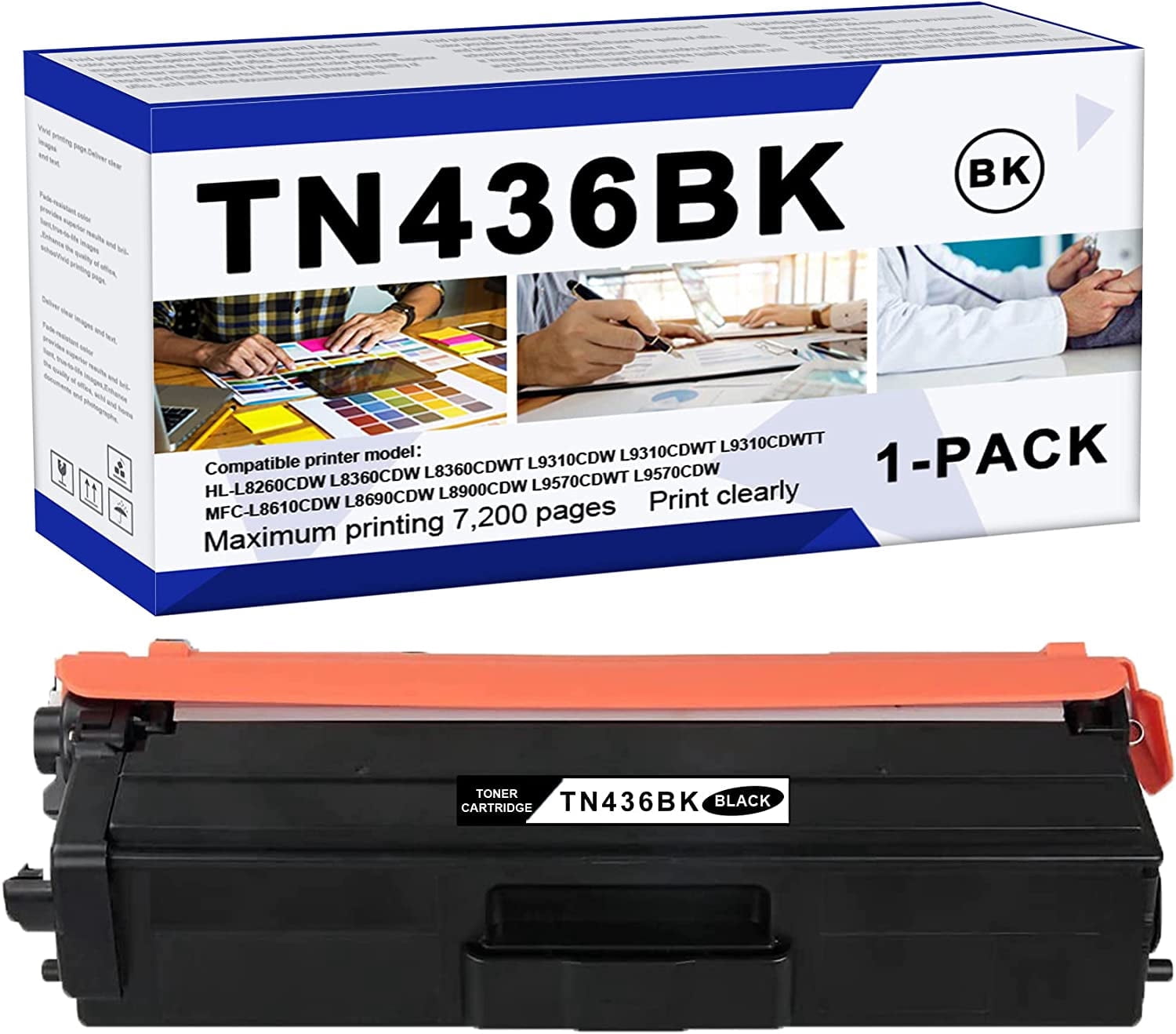 Compatible TN436BK Toner Cartridge Compatible for Brother HL-L8260CDW ...