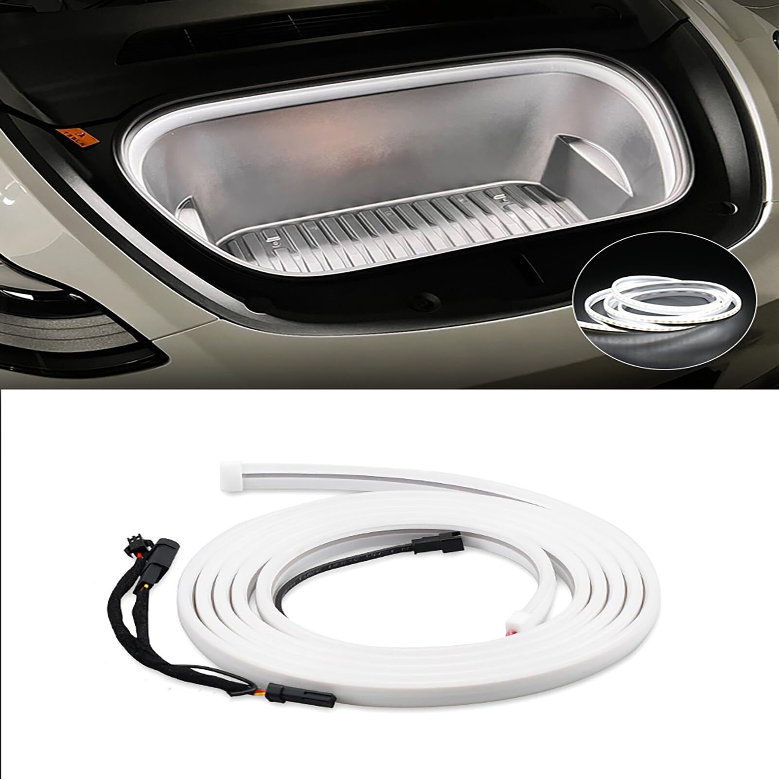 Compatible with Tesla Model S/Tesla Model X Front Trunk LED Light Strip ...