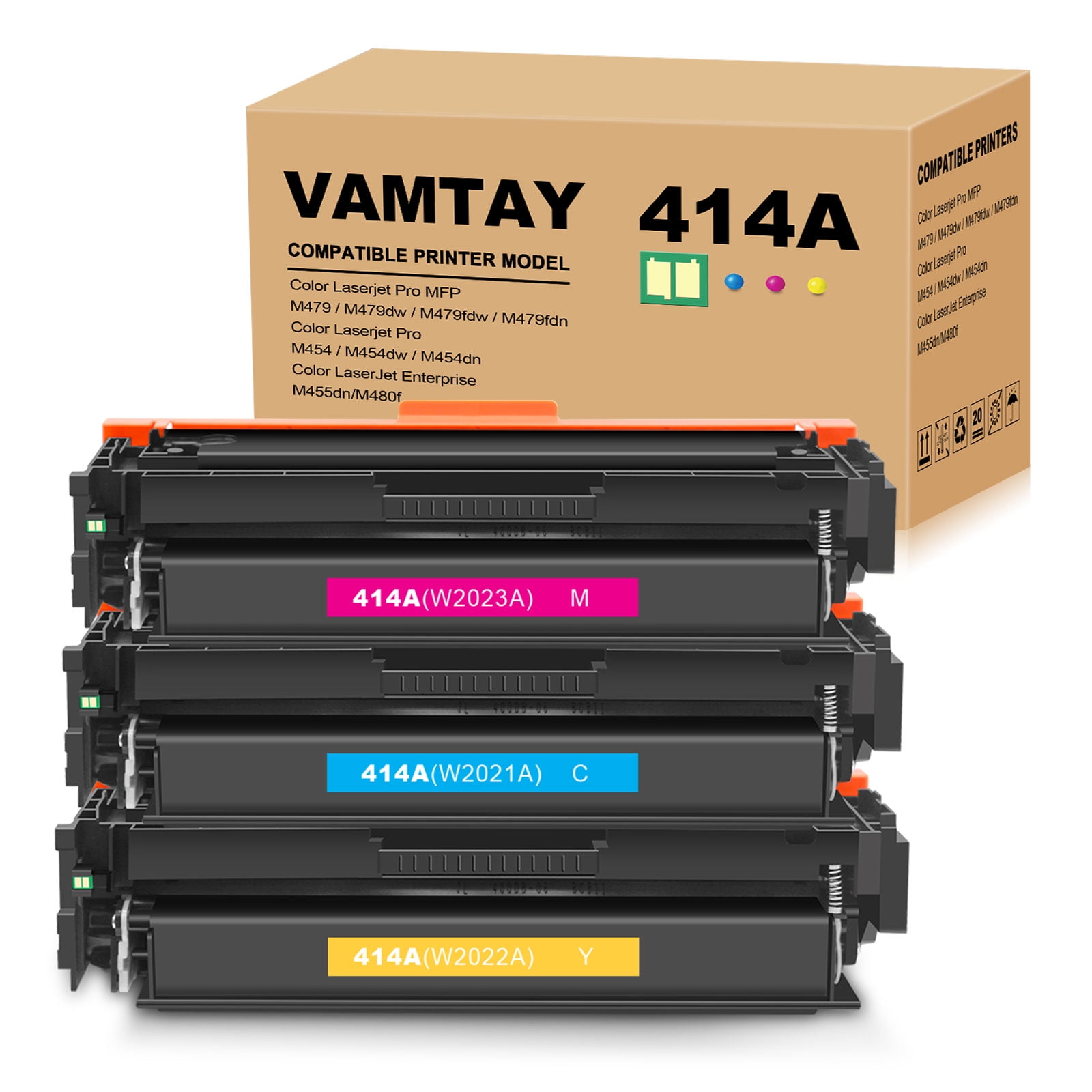 Compatible Toner Cartridge with Chip Replacement for HP 414A W2021A ...