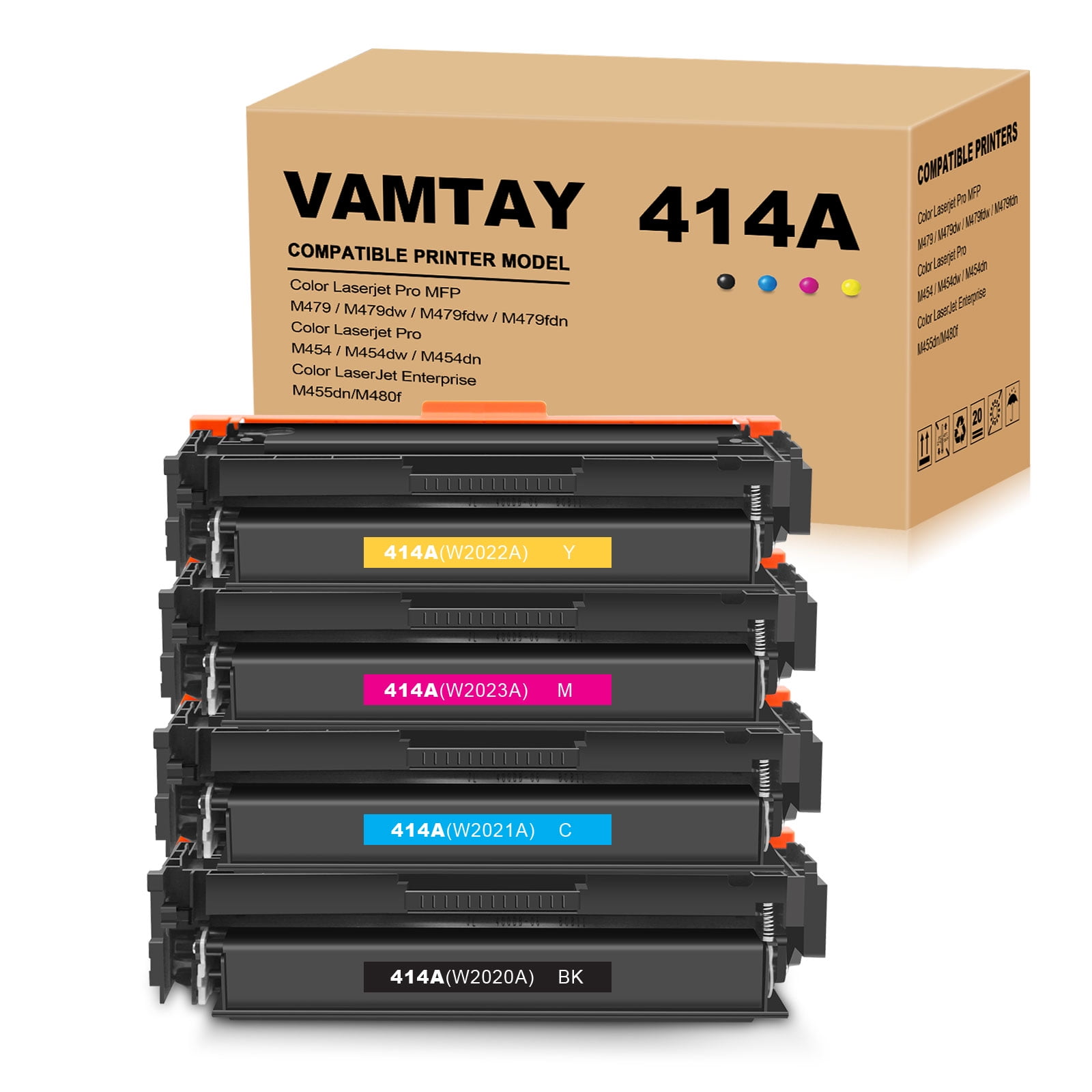 Compatible Toner Cartridge (NO Chip) Replacement for HP 414A W2020A ...