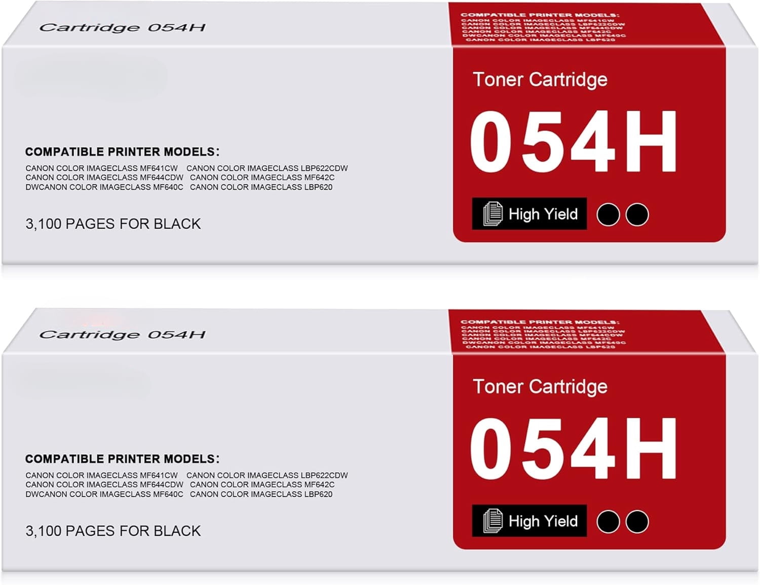 Compatible Toner Cartridge Replacement for Canon 054H 054 Black Toner ...