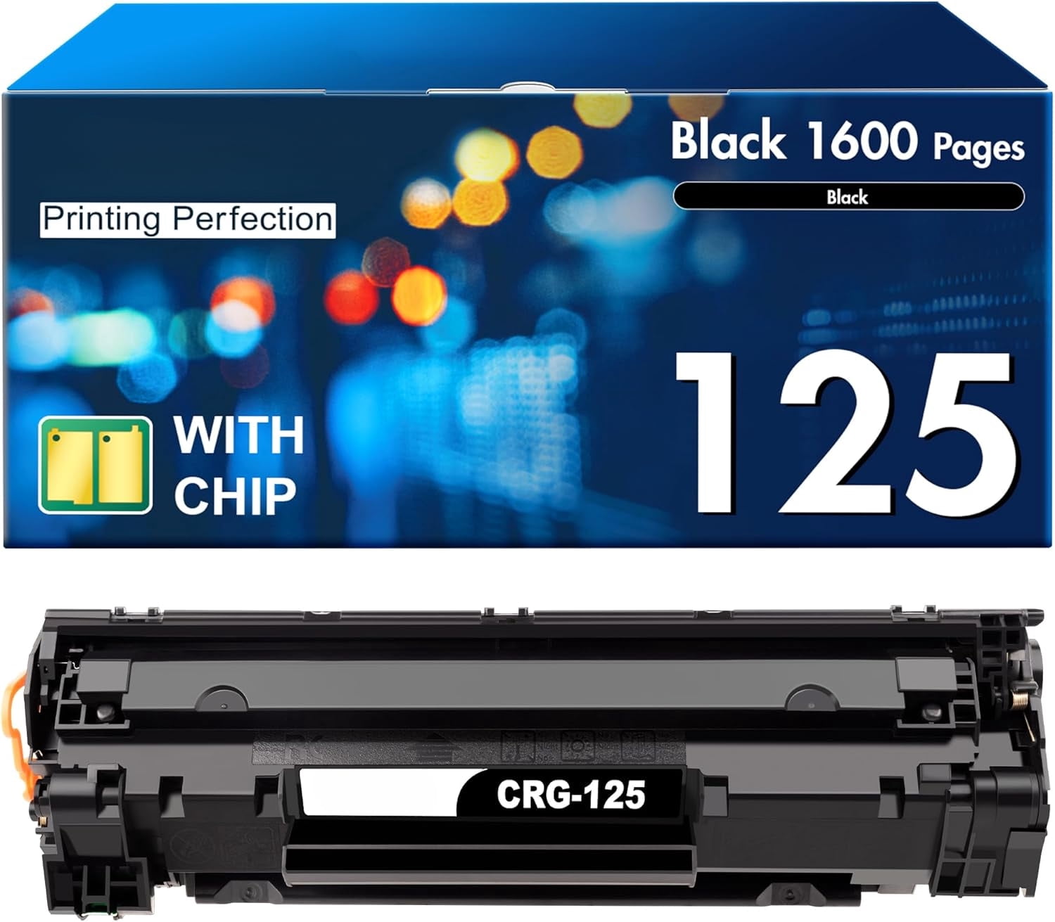 Compatible Toner Cartridge Replacement for Canon 125 Black Toner ...