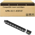 Compatible Toner Cartridge Replacement for Canon GPR-51 C-EXV47 Toner ...