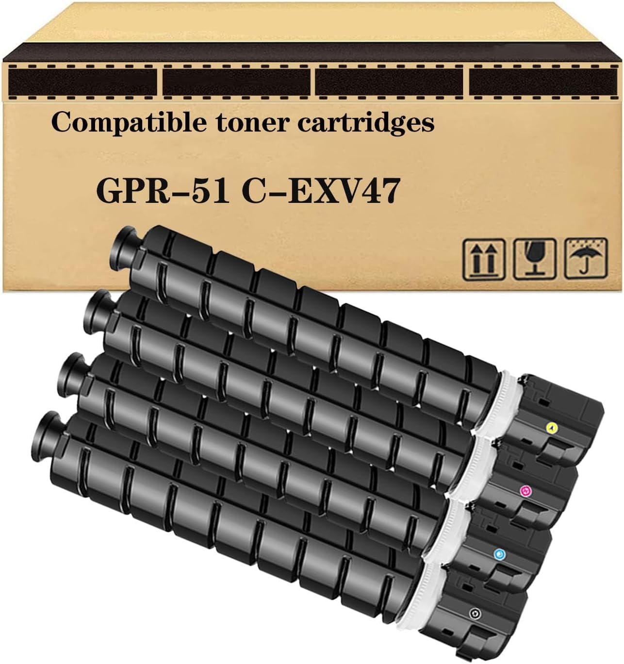 Compatible Toner Cartridge Replacement for Canon GPR-51 C-EXV47 Toner High Yield for Image ...