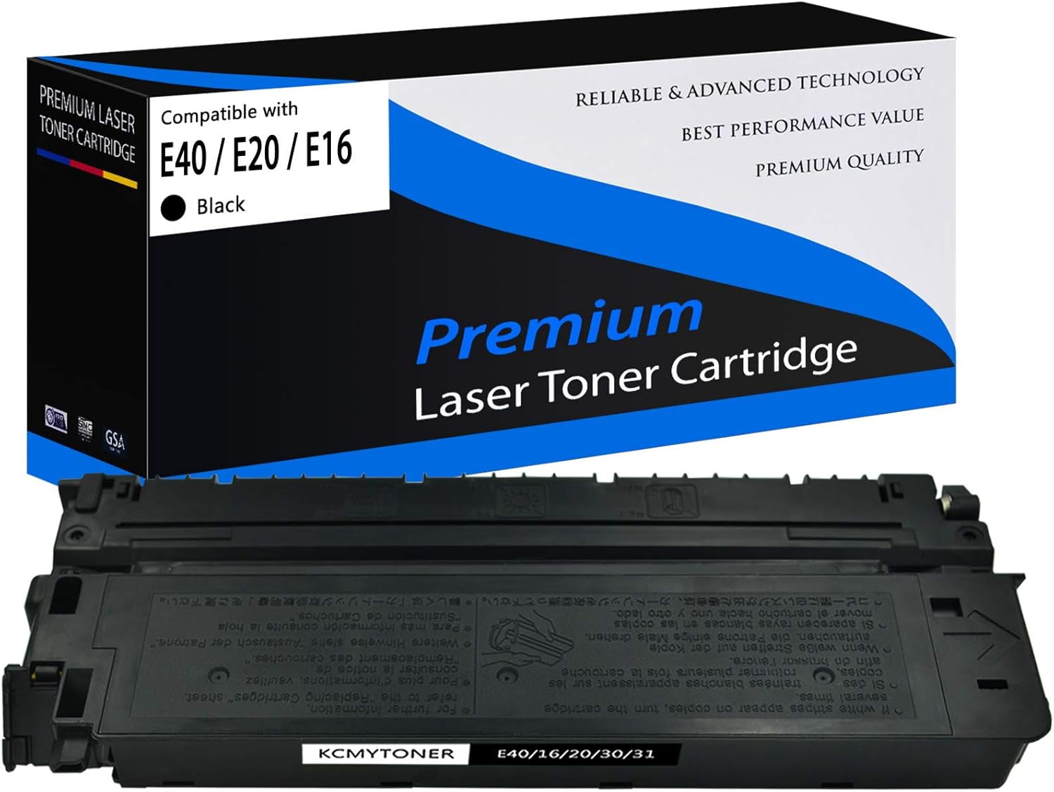 Compatible Toner Cartridge Replacement for E40 / E20 / E10 / E16 / E31 ...