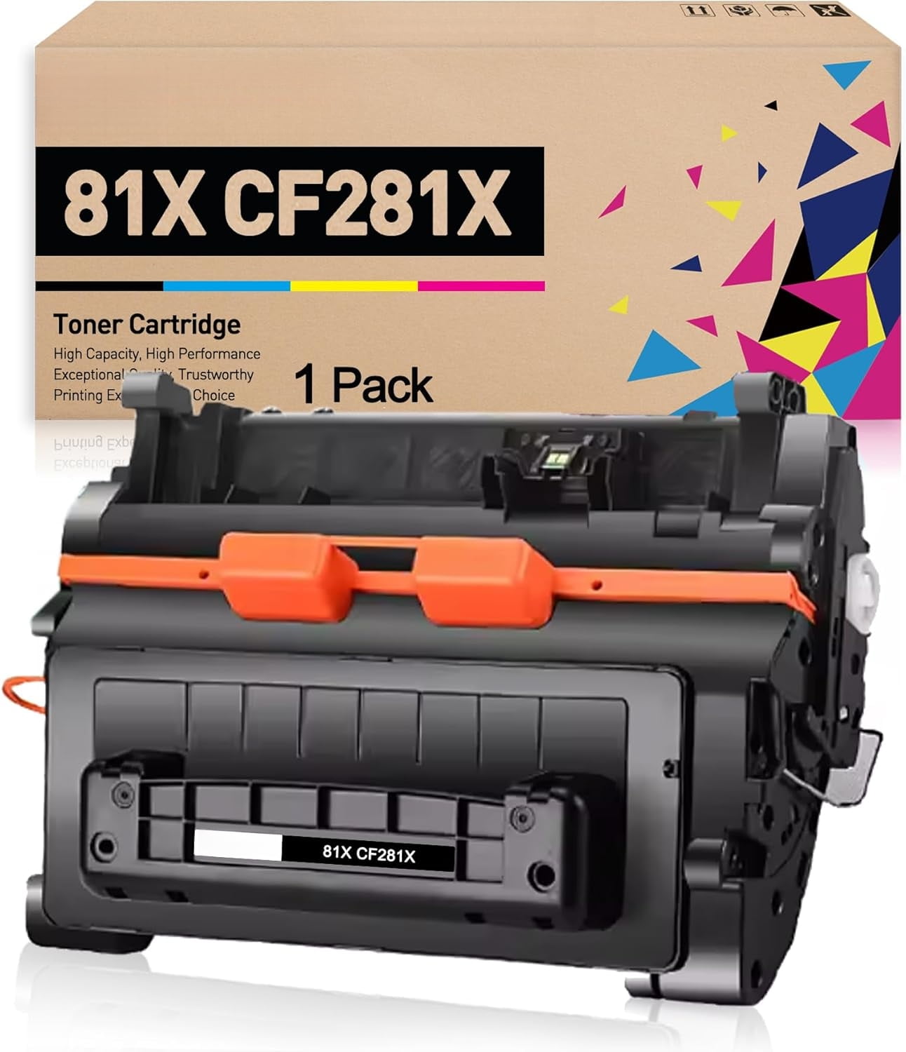 Compatible Toner Cartridge Replacement for HP 81X Black High-Yield ...