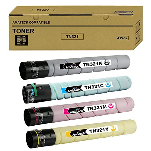 Compatible Toner Cartridge Replacement for TN321K TN321C TN321M TN321Y ...
