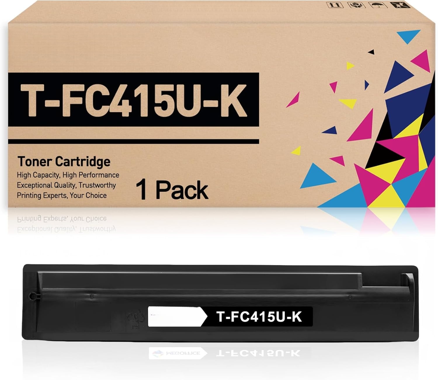 Compatible Toner Cartridge Replacement for Toshiba T-FC415U Black Toner ...