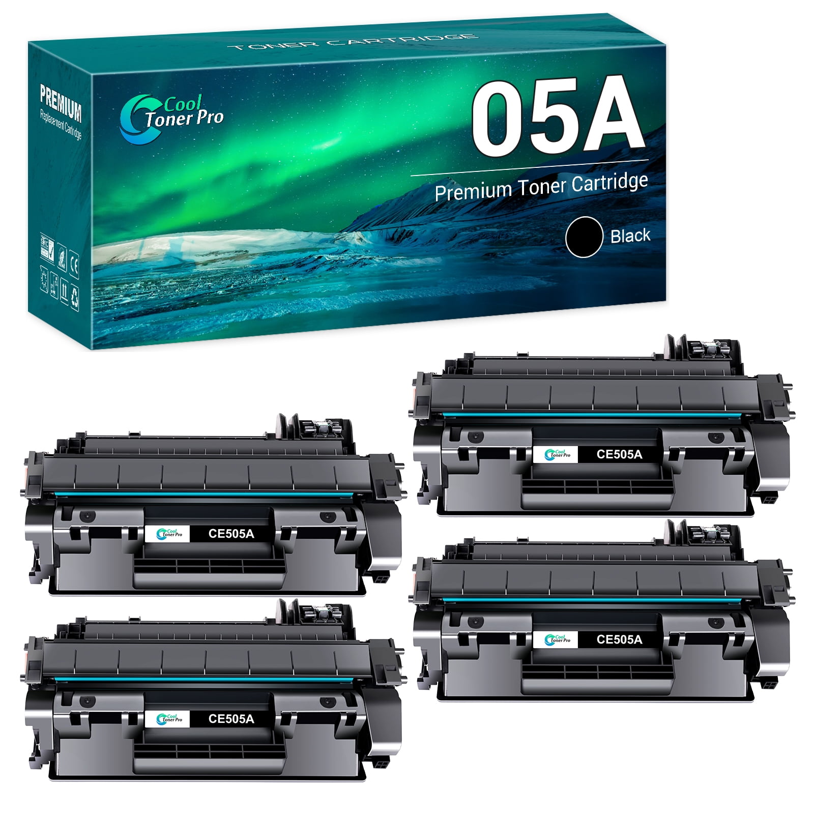 Compatible 05A Toner Cartridge Replacement for HP 505A CE505A to Use ...
