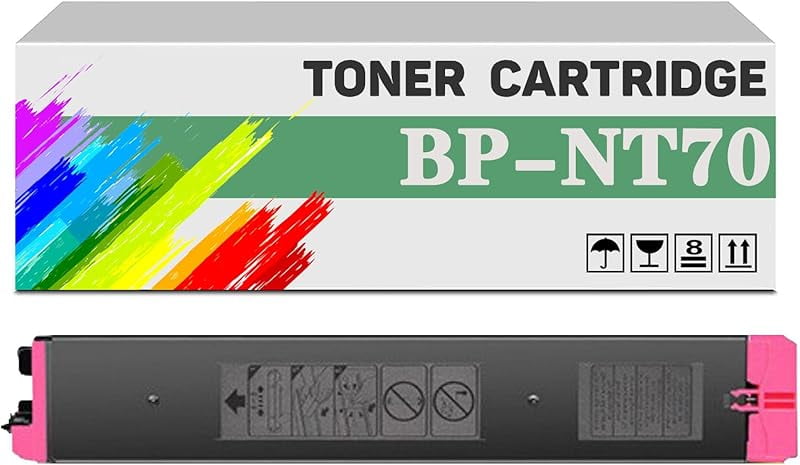 Compatible Toner Cartridge Replacement for Sharp BP-NT70, 40,000 Pages High Yield Work with BP ...