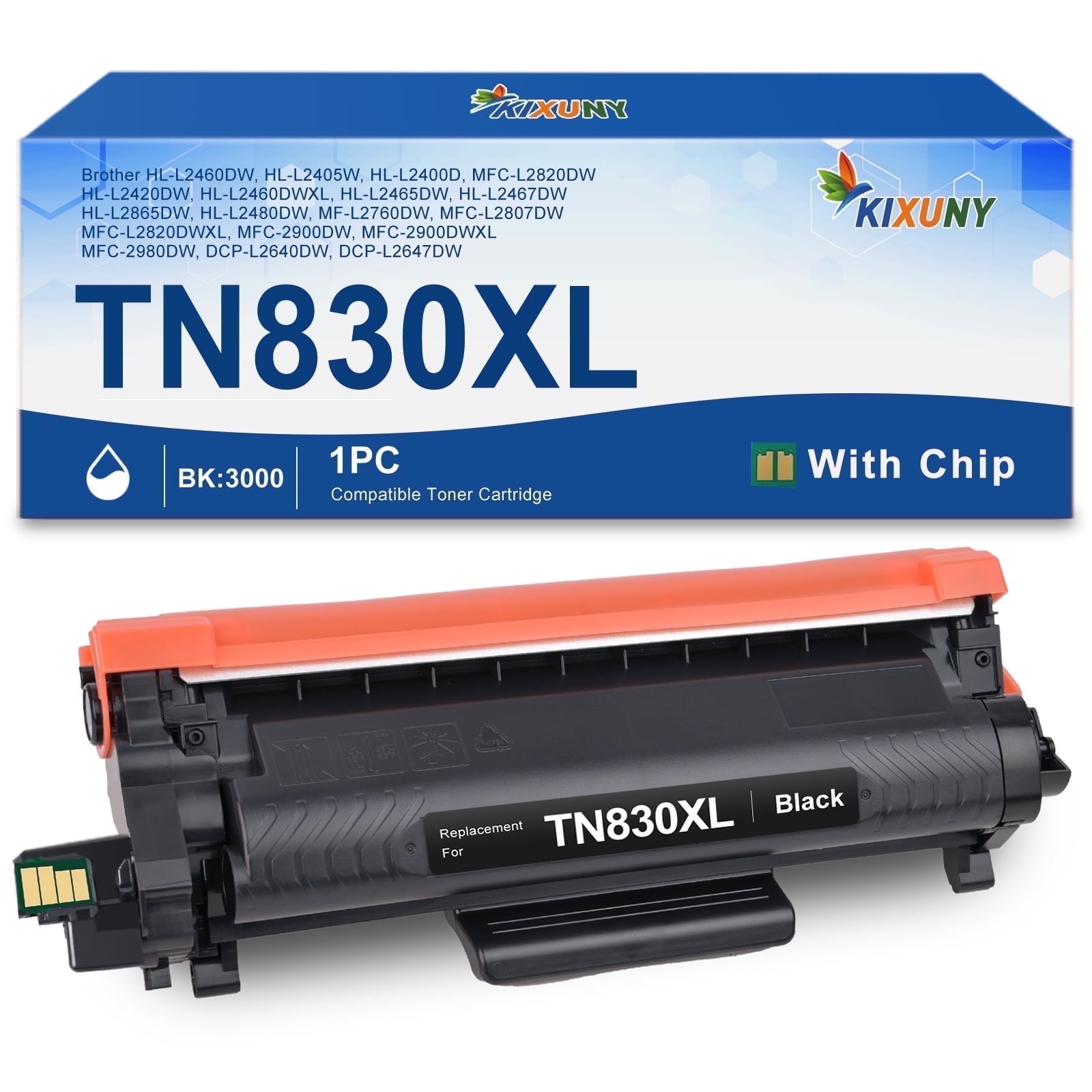 TN830XL High Yield Toner Cartridges Replacement for Brother TN830XL ...