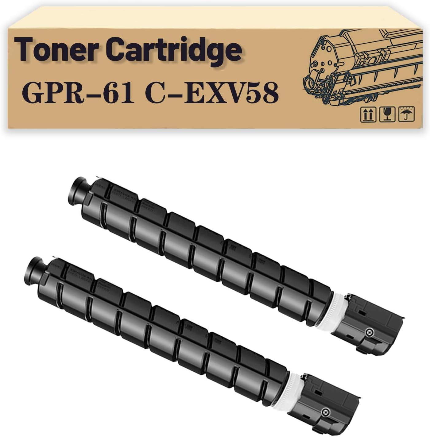 Compatible Toner Cartridges Replacement GPR-61 C-EXV58 for Canon DX ...