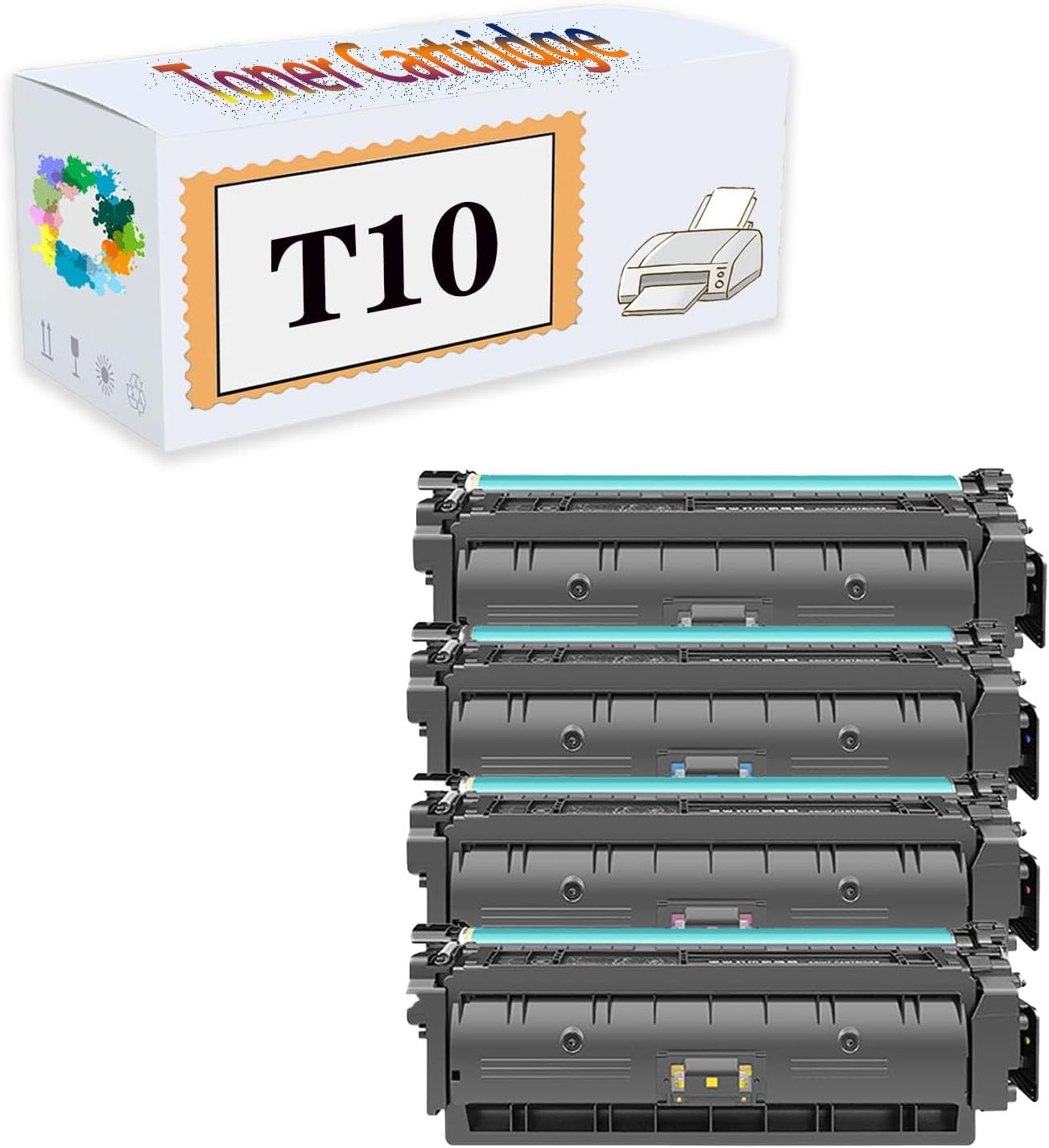 Compatible Toner Cartridges Replacement T10 T10L for Canon X LBP1538C ...