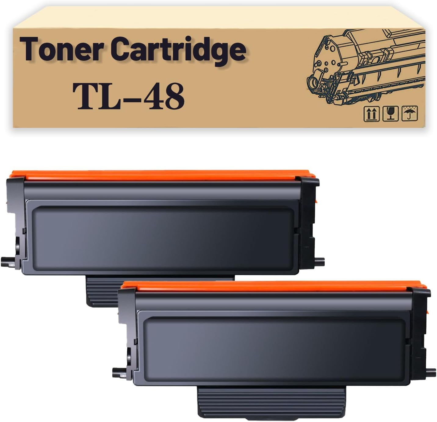 Compatible Toner Cartridges Replacement TL-48 TL48 for Pantum M15DW M29DW Printers, High Yield ...