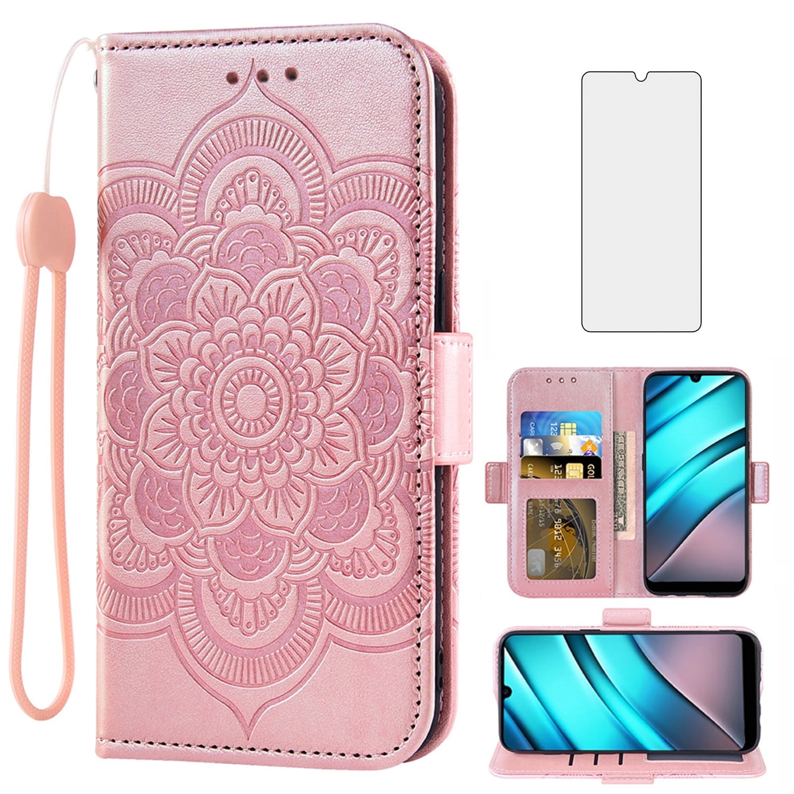 Compatible with Tracfone BLU View 4 B135DL Wallet Phone Case and ...