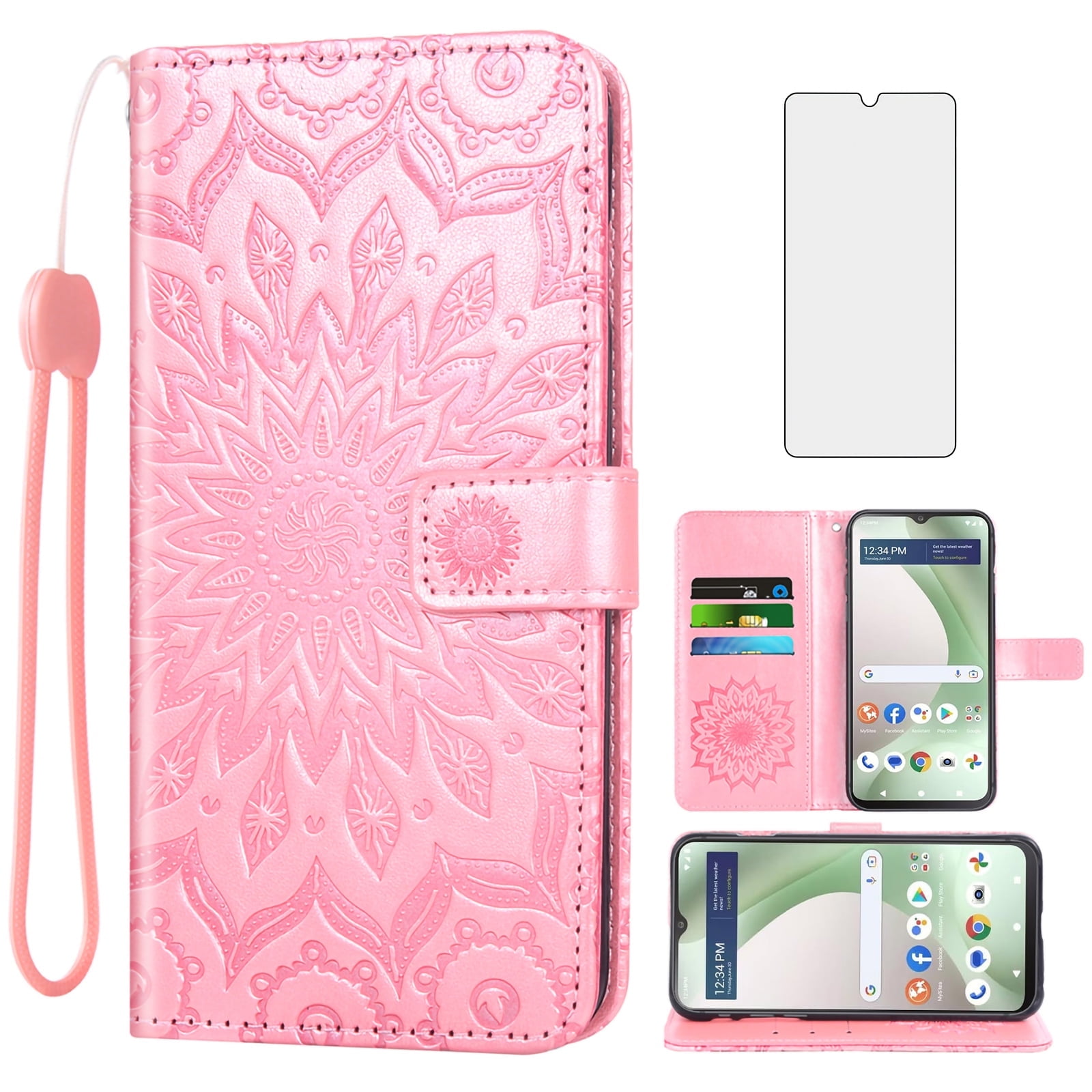 Compatible with Tracfone BLU View 5 B160V Wallet Phone Case and ...