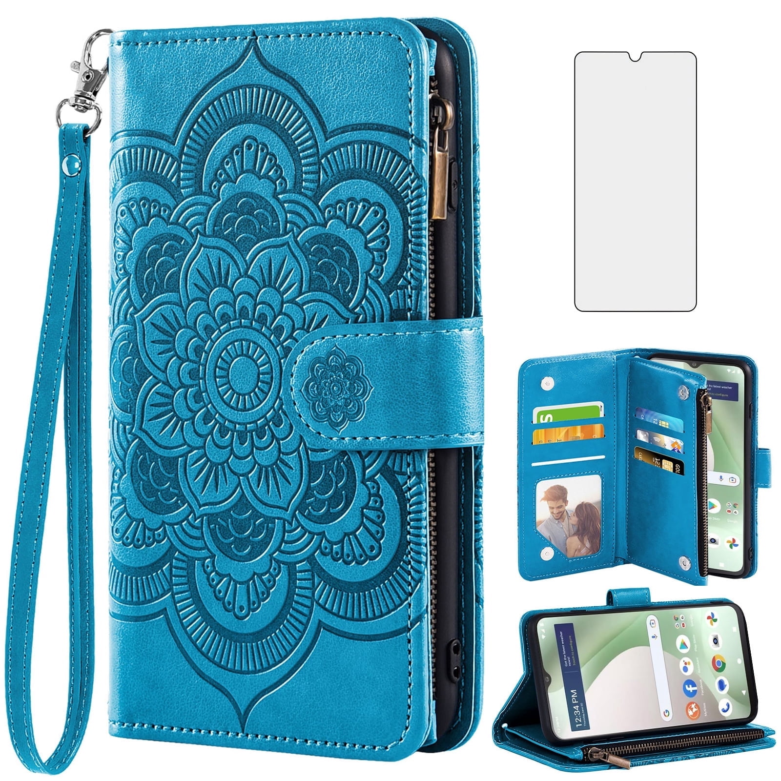 Compatible with Tracfone BLU View 5 B160V Wallet Phone Case and ...