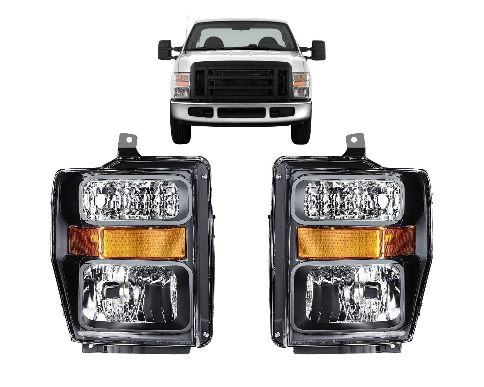 Compatible With Ford F-250, F-350, F-450, F-550 Super Duty 2008-2010 ...