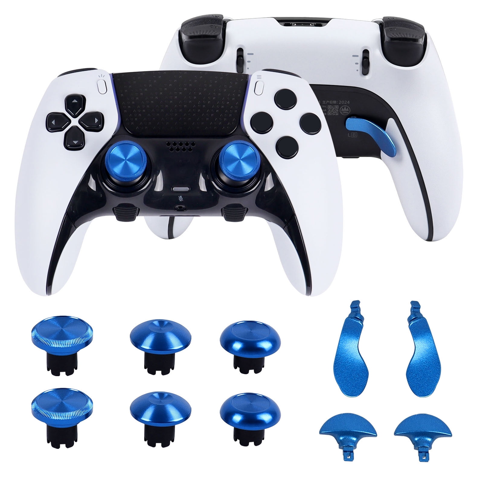 Metal High/Low Thumbstick Caps Compatible with PlayStation 5 Edge ...