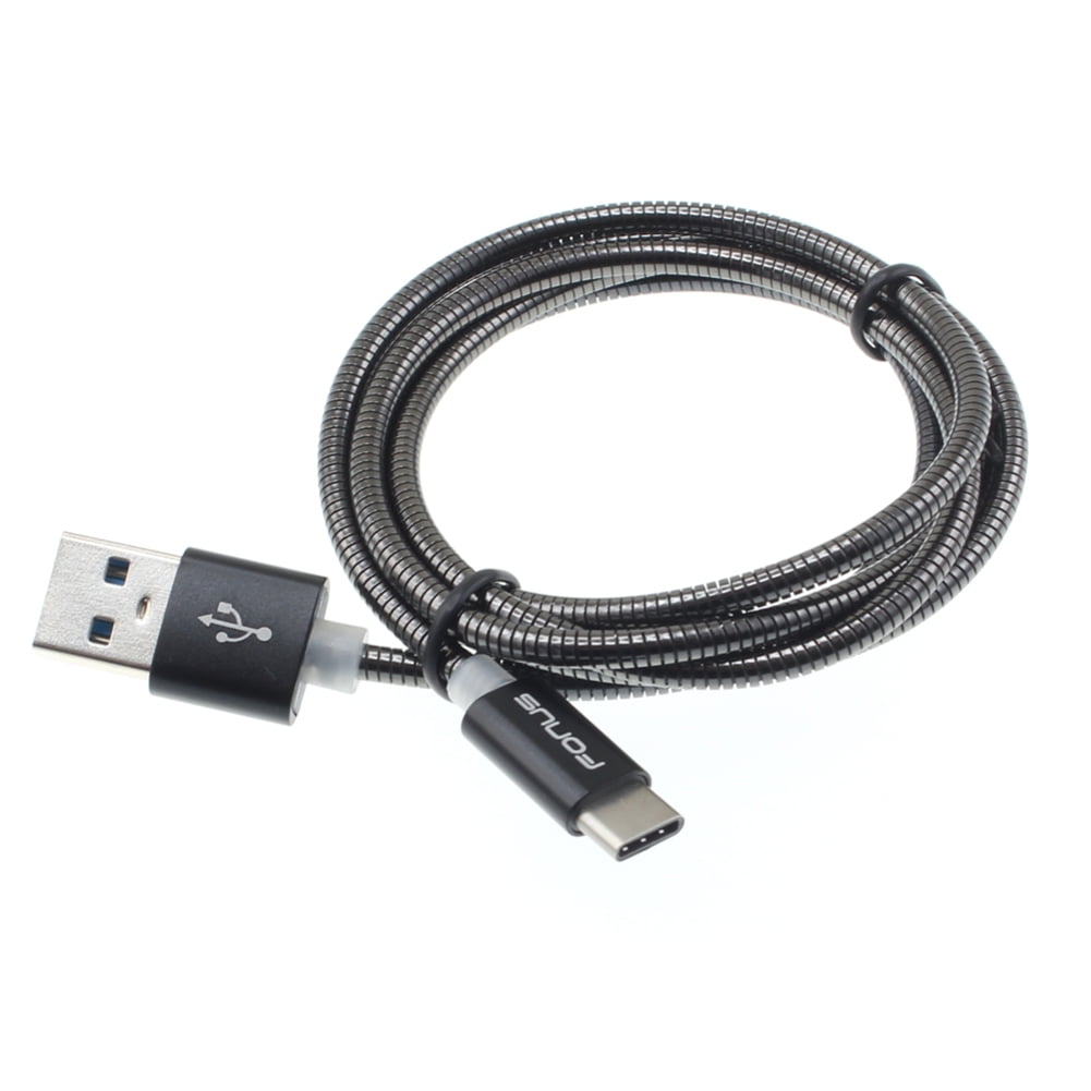 Compatible With Samsung Galaxy S10e S10+ S10 - Metal Braided Type-C USB ...