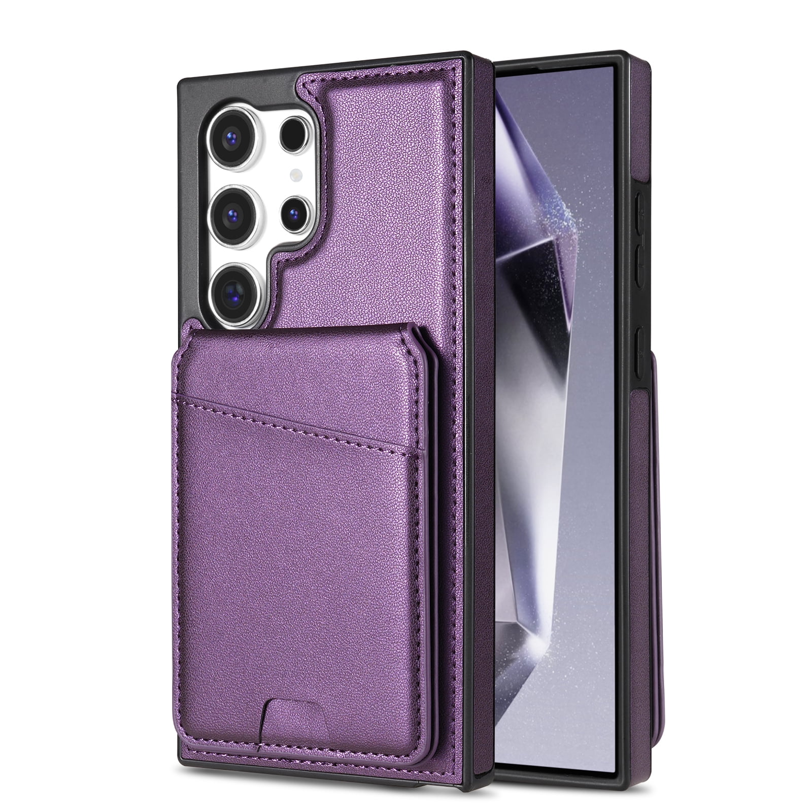 Compatible With Samsung Galaxy S25 Ultra Magnetic Detachable Wallet ...