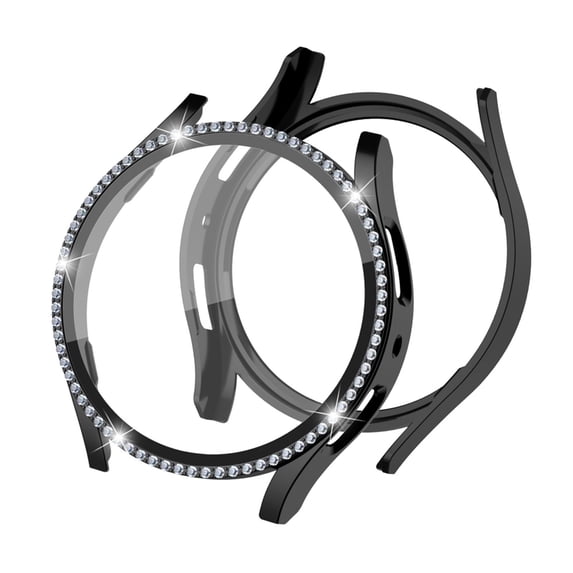 Compatible With Samsung Galaxy Watch 5 40mm PC Frame + Tempered Film ...