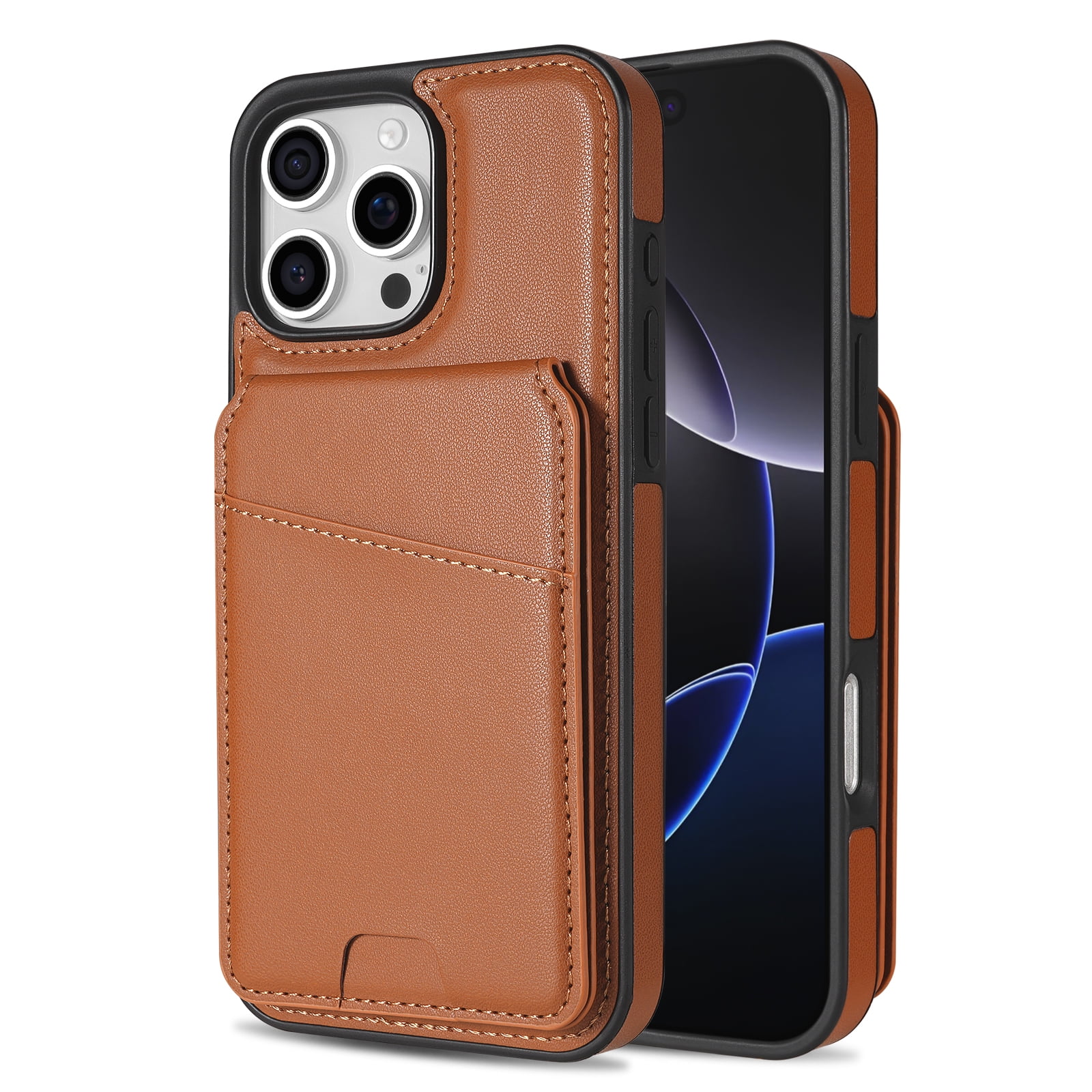 Compatible With iPhone 14 Pro Magnetic Detachable Wallet Case,PU ...