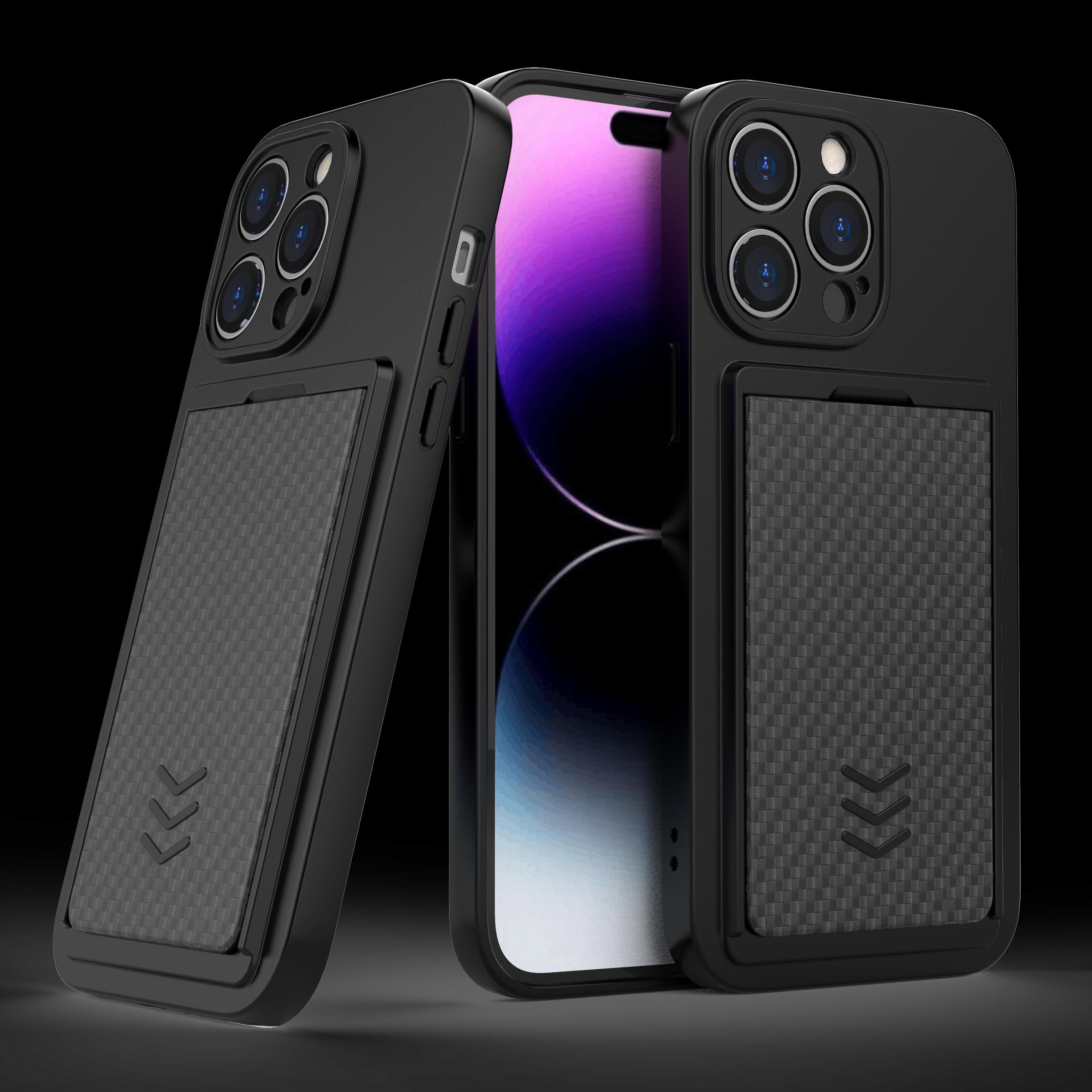 Compatible With iPhone 14 Pro Max Phone Case Back Case Card Slot Camera ...